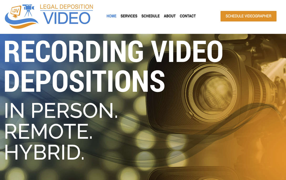In Person. Remote. Hybrid. - Legal Deposition Video